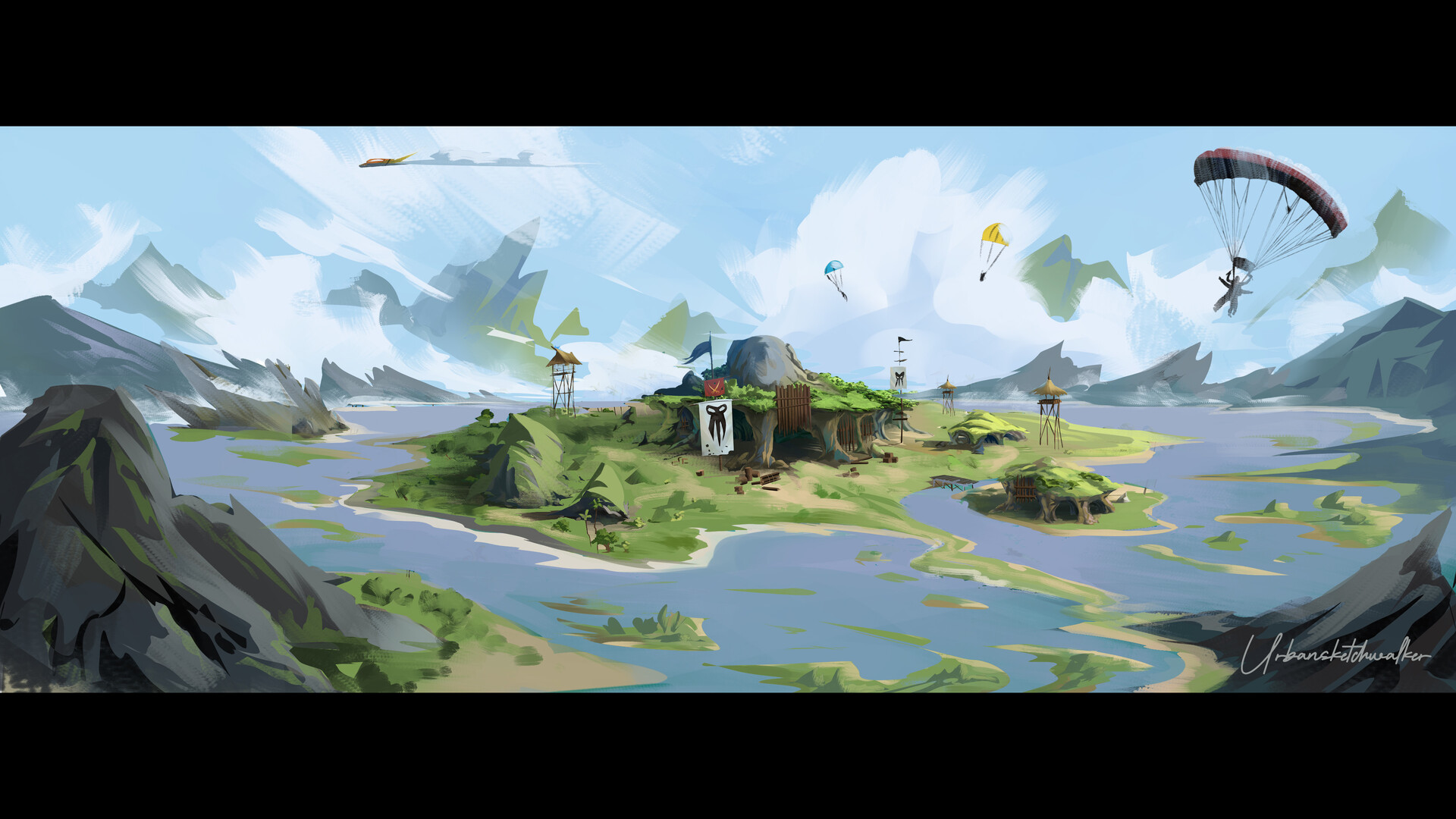 ArtStation - Island shooter map