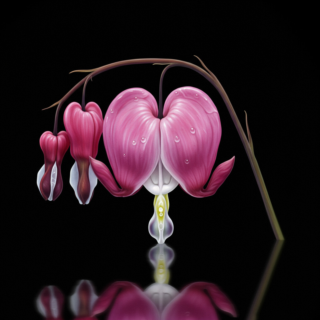 ArtStation - Bleeding Heart Flowers 6