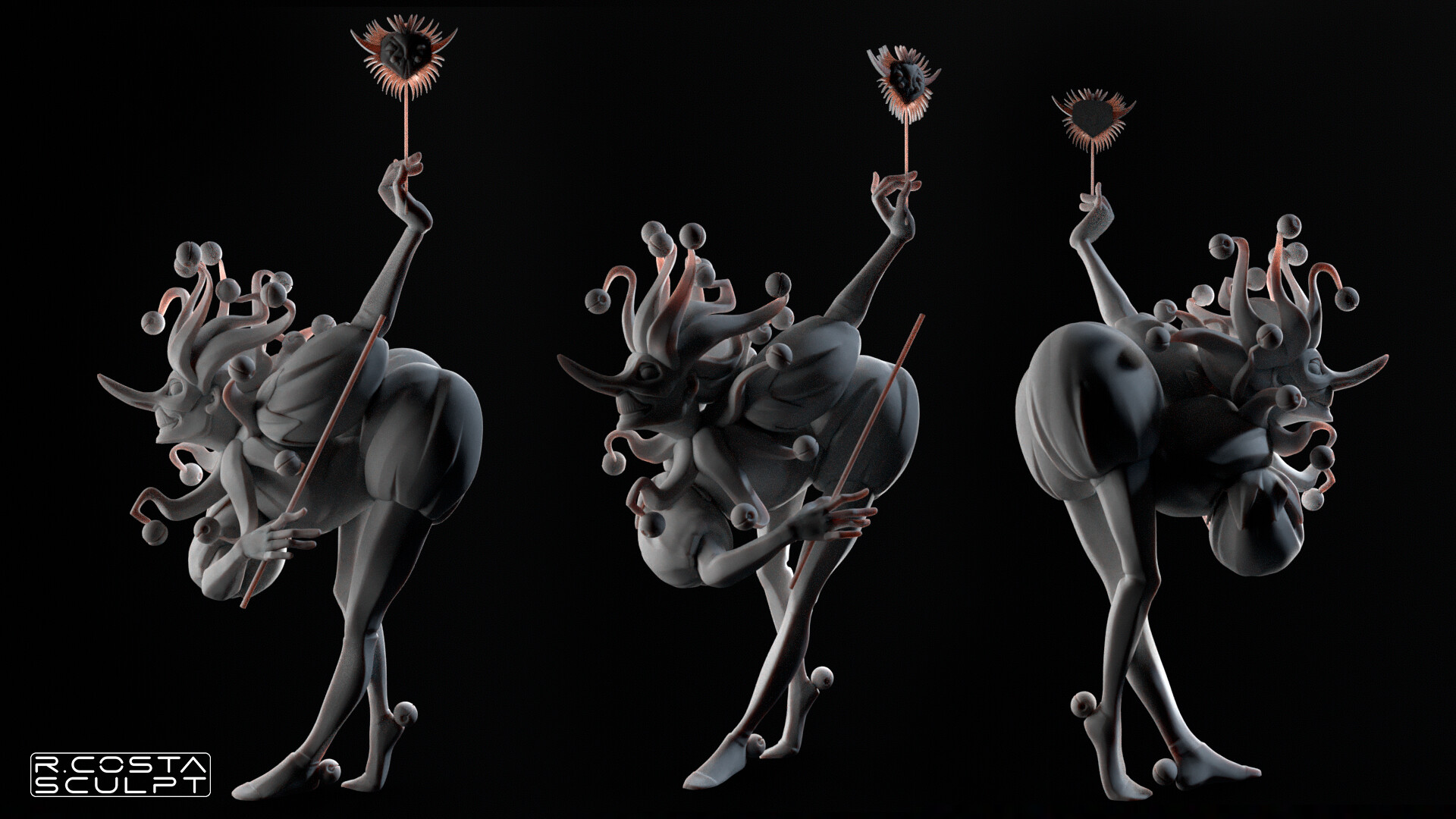ArtStation - Arlekin Sculpt Fallas Valencia