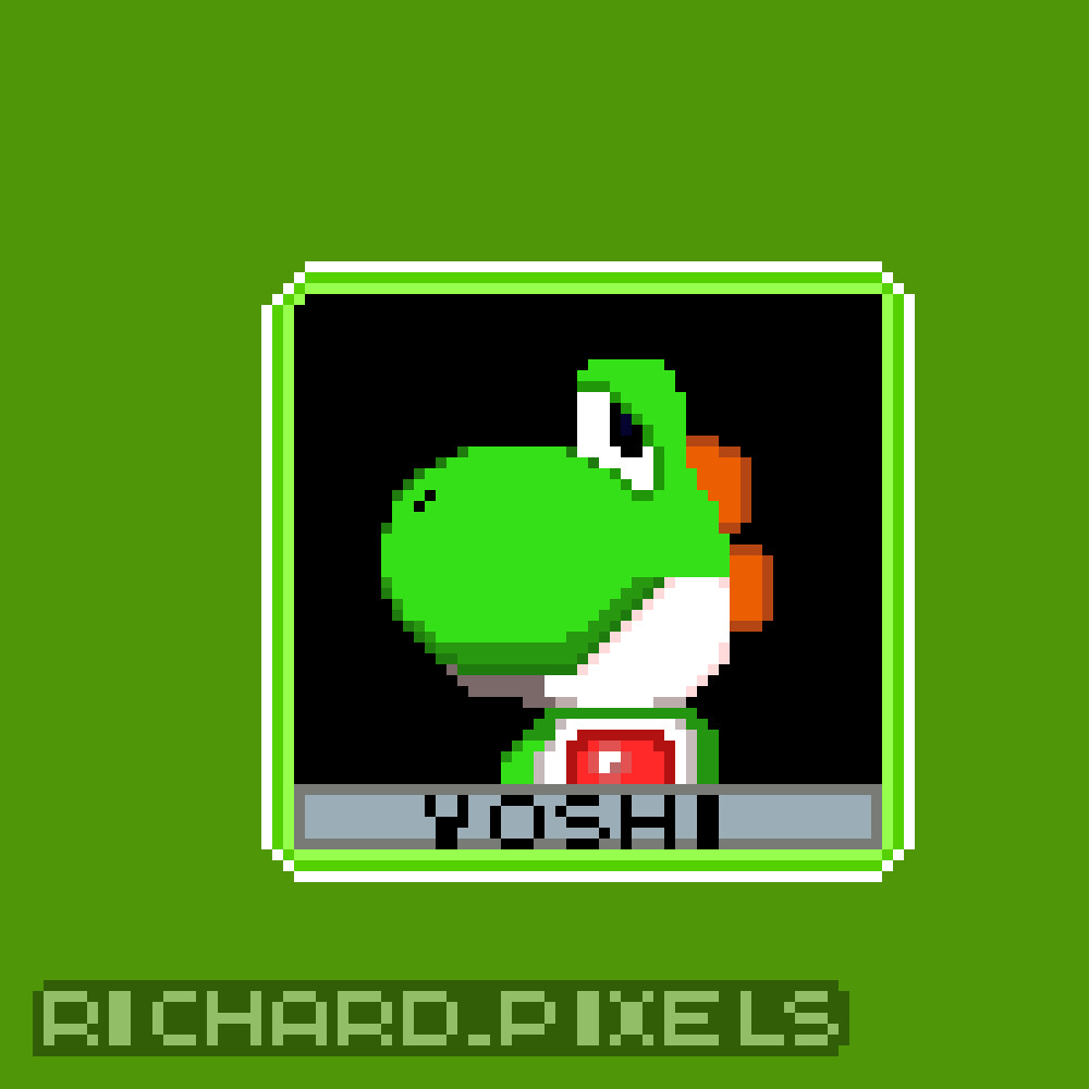 ArtStation - Yoshi | Pixel Art Icon