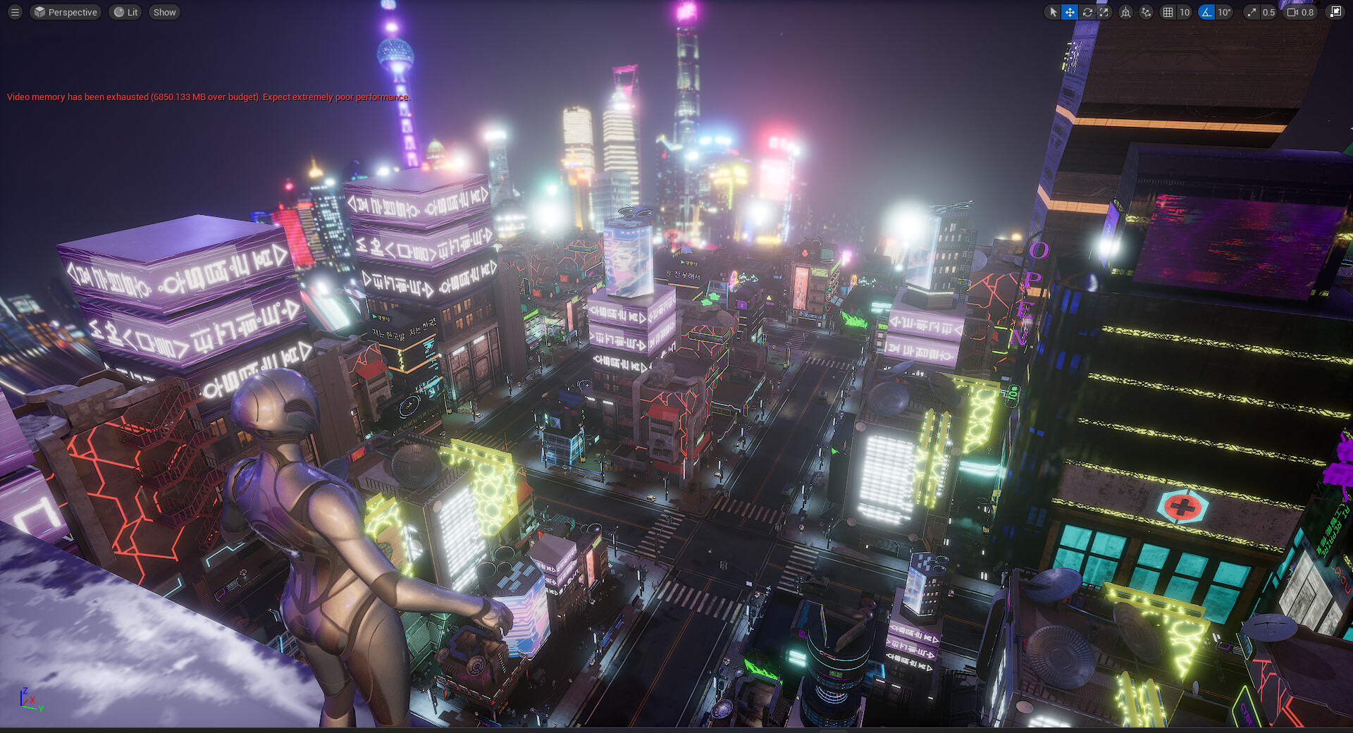 ArtStation - Neon Downtown