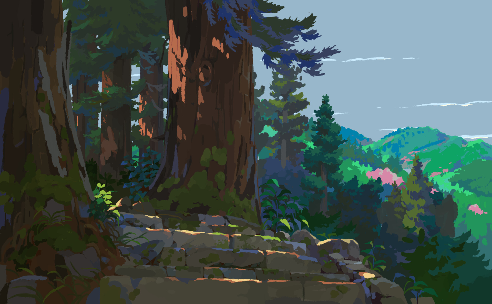 ArtStation - Amelie - Background paintings 2