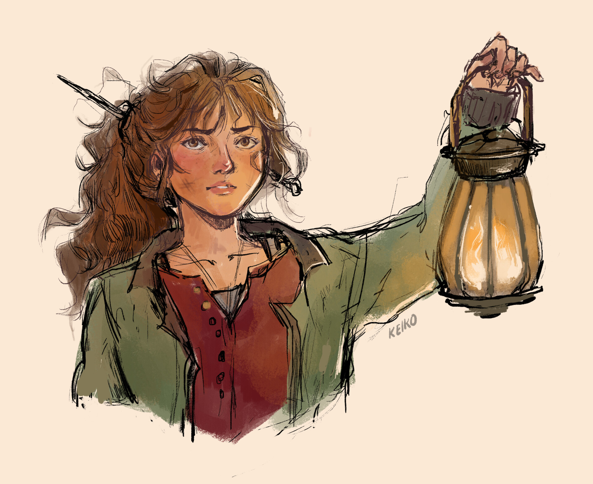 ArtStation - Hermione Granger in the Deathly Hallows