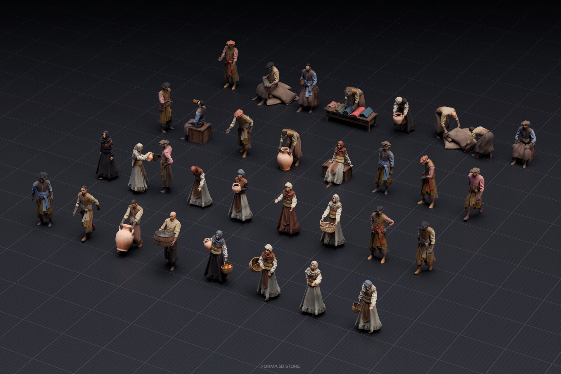 Max Bedulenko - SONG OF ALCAZAR - Signature Collection of 3d models