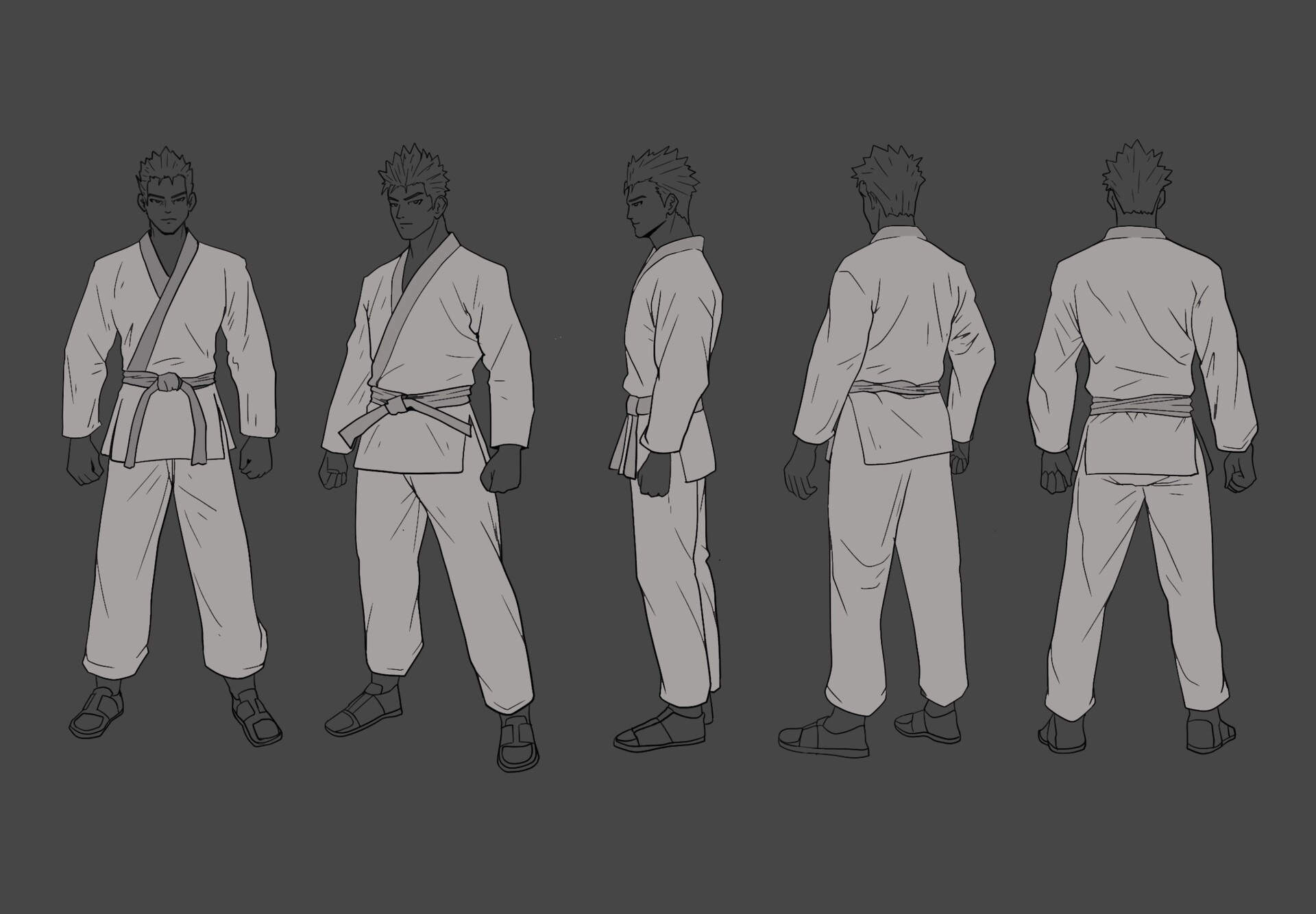 ArtStation - 2d Character sheet