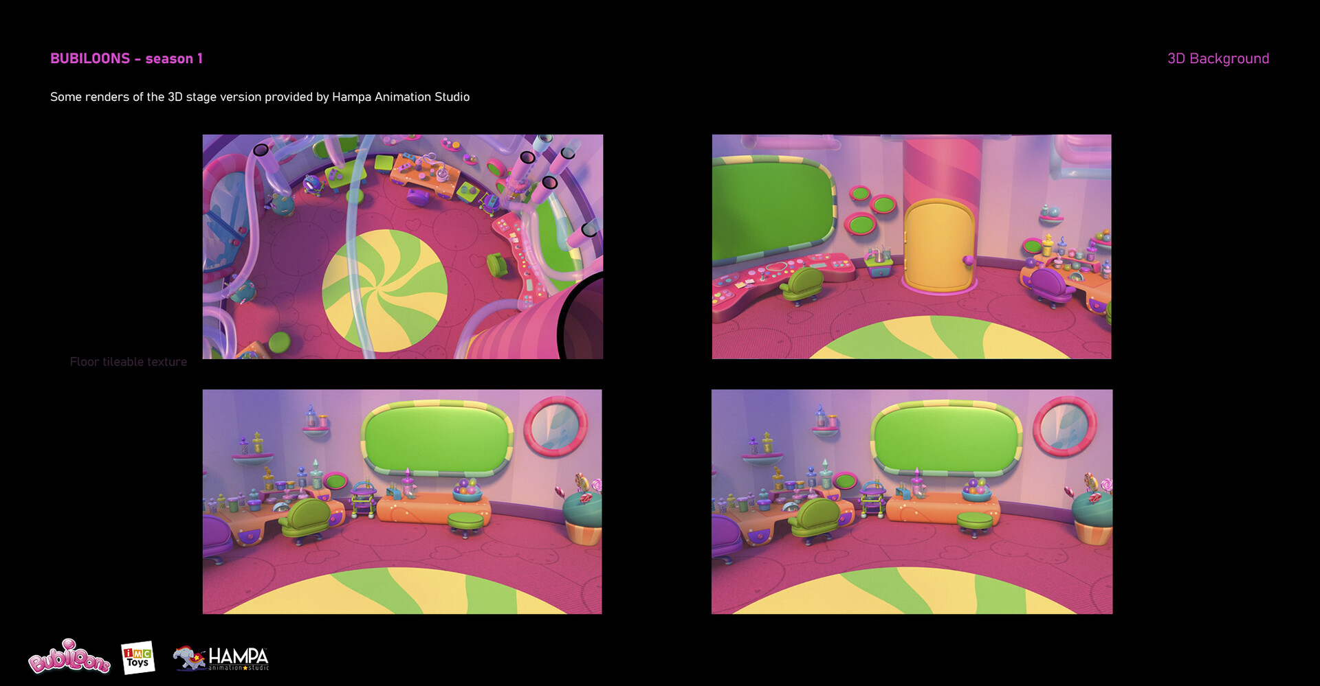 Lorena Loguén - Bubiloons S1 and S2 (Concept art & production desing)