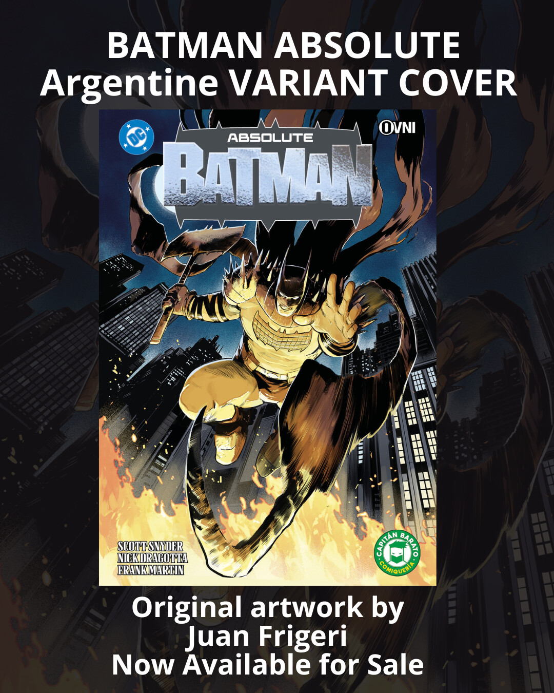 ArtStation - 🦇 BATMAN ABSOLUTE: Original Cover Art by Juan Manuel ...