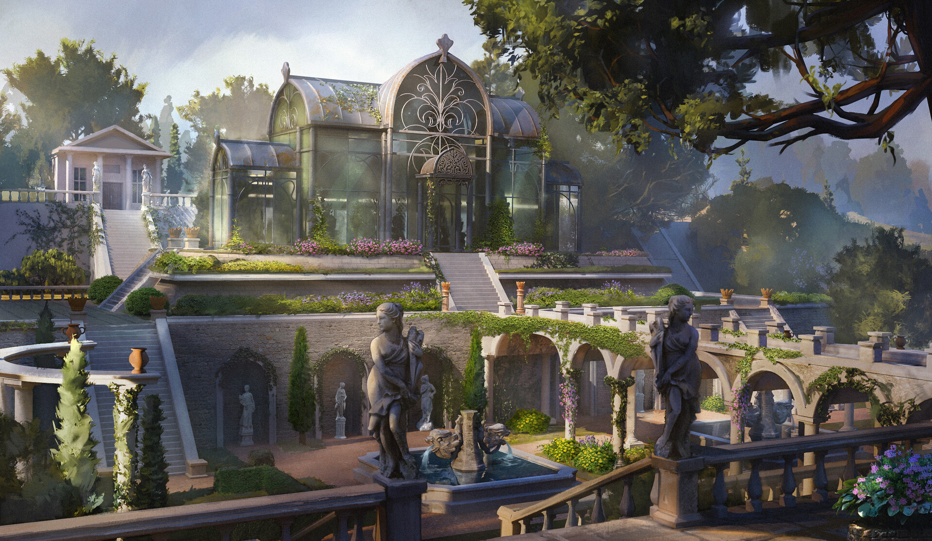 ArtStation - Botanic Court