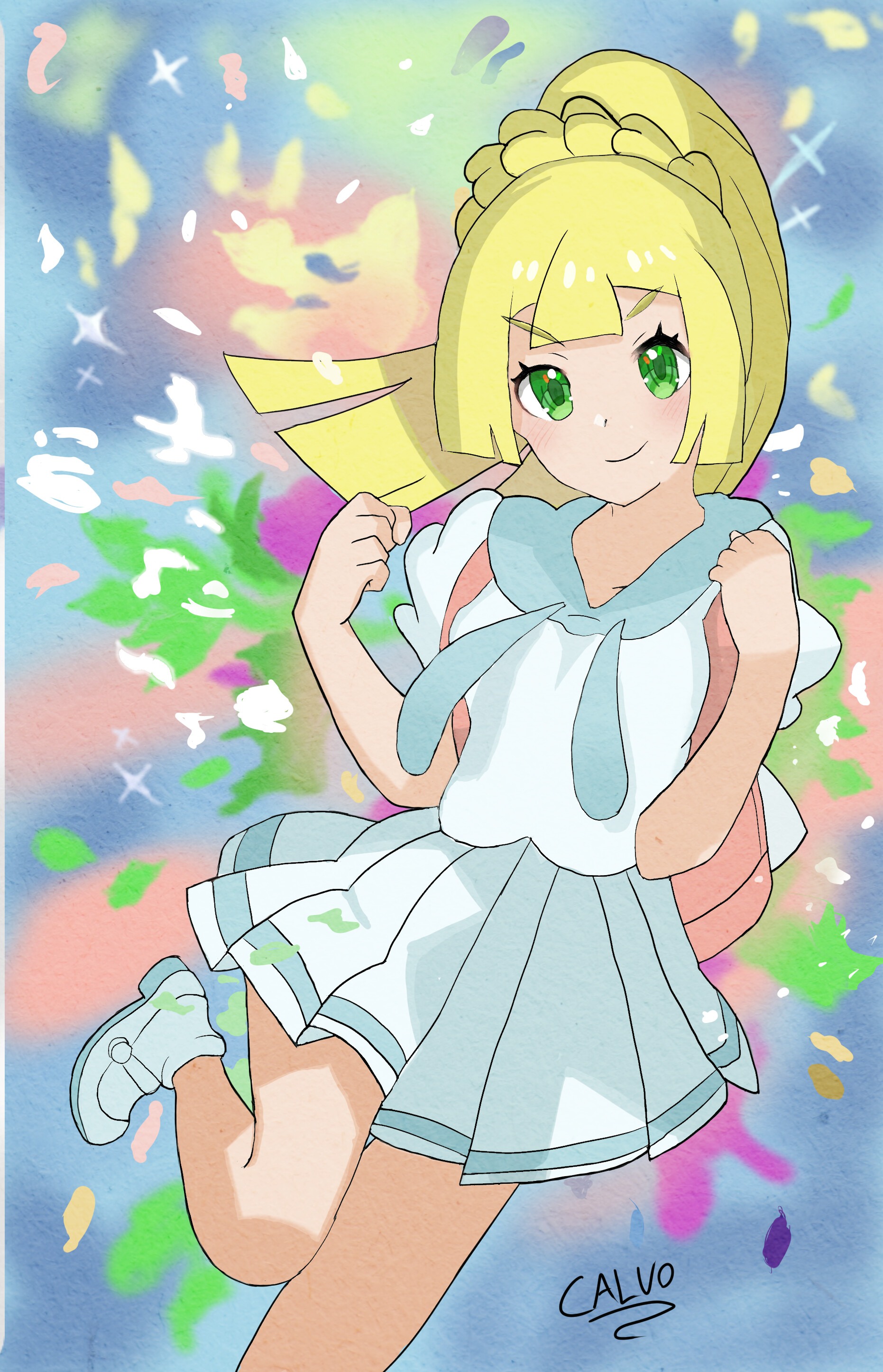 ArtStation - Lillie fanart Illustration Exercise