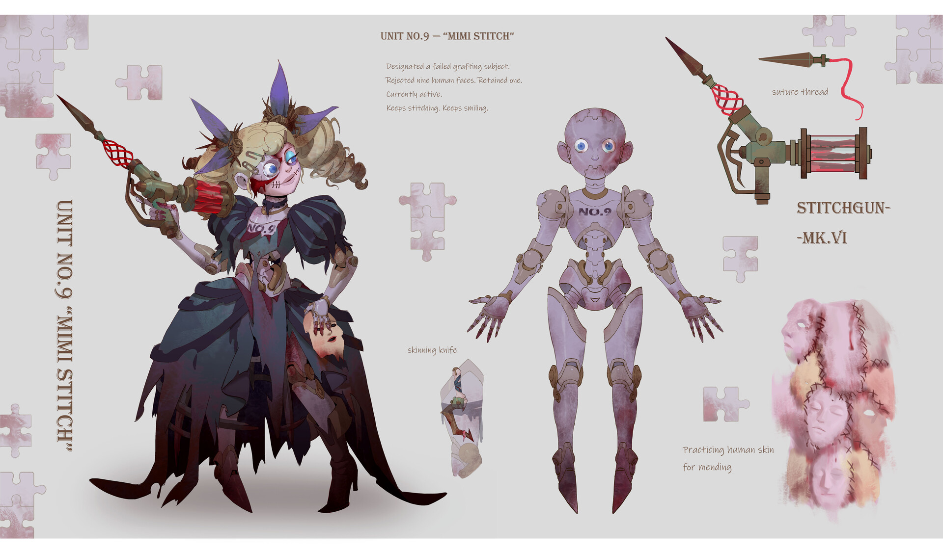 ArtStation - Unit No.9 — “Mimi Stitch”