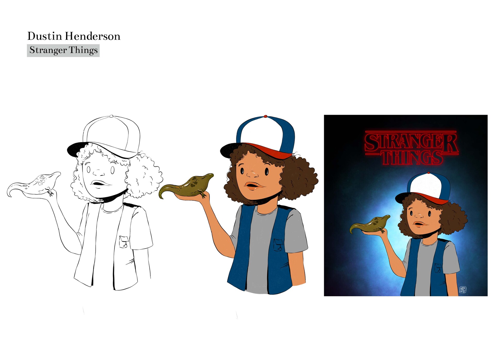 ArtStation - Fanart Series: Stranger Things