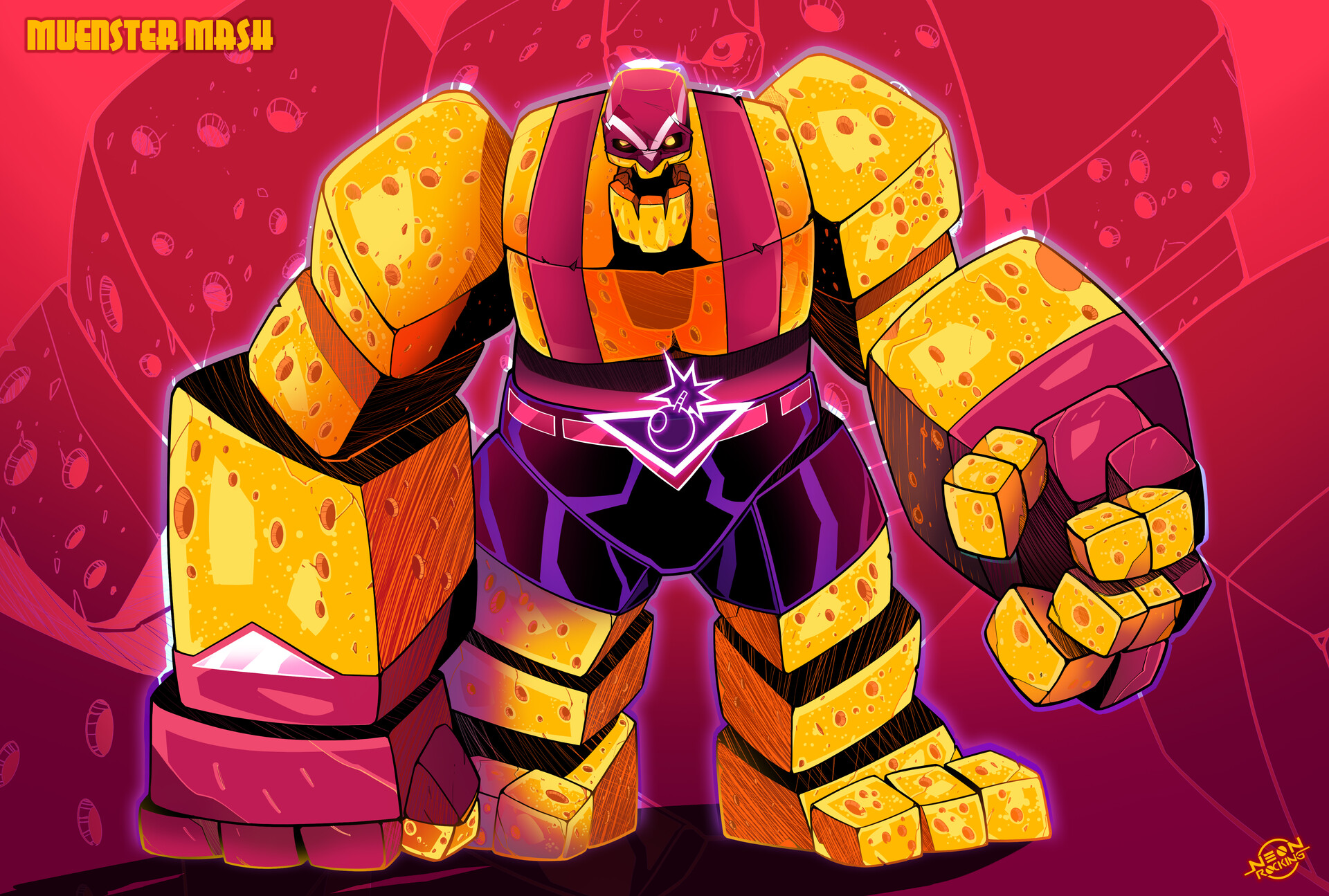 ArtStation - Muenster Mash ( character design - Commission )