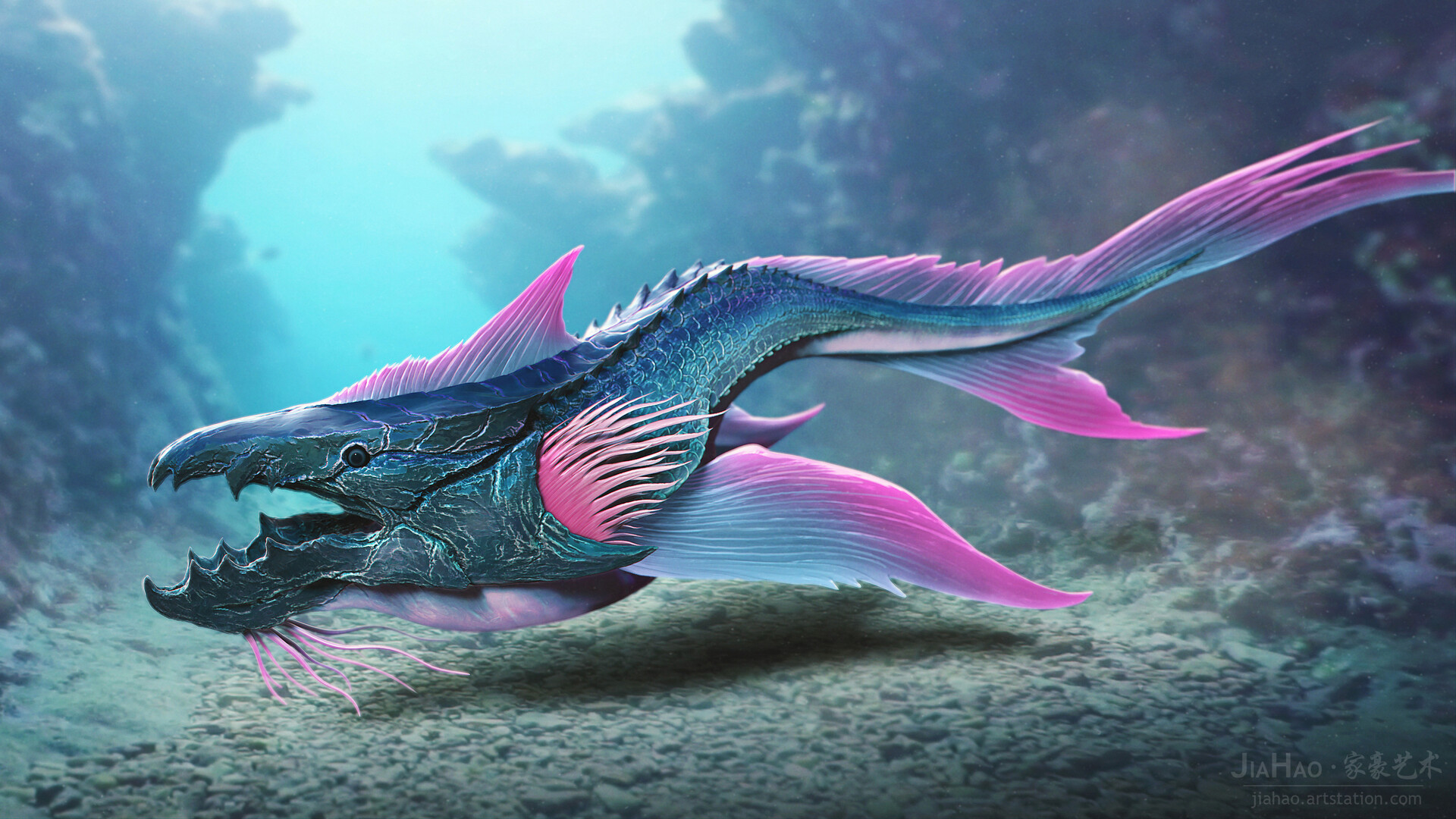 ArtStation - Armored Fish