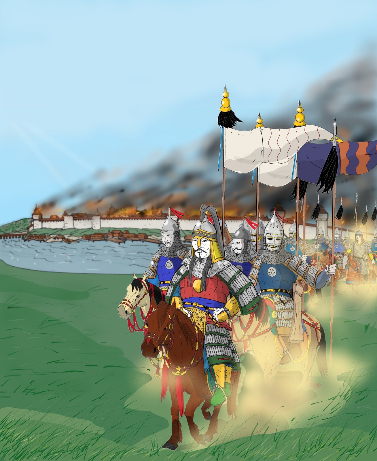 The Jackmeister: Mongol History - Toqtamish Khan's Sack of Moscow, 1382