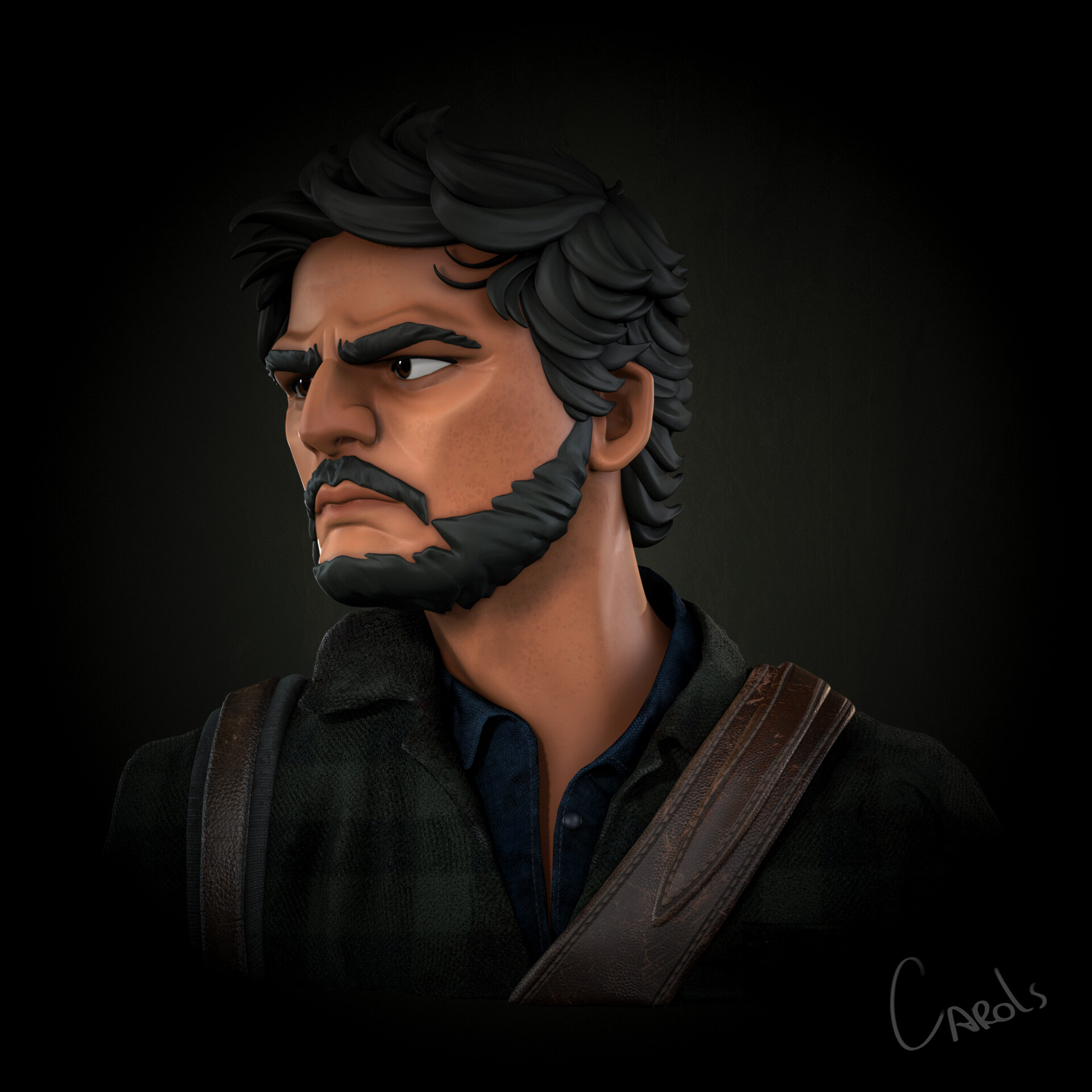 ArtStation - TLOU - Joel (Pedro Pascal version)
