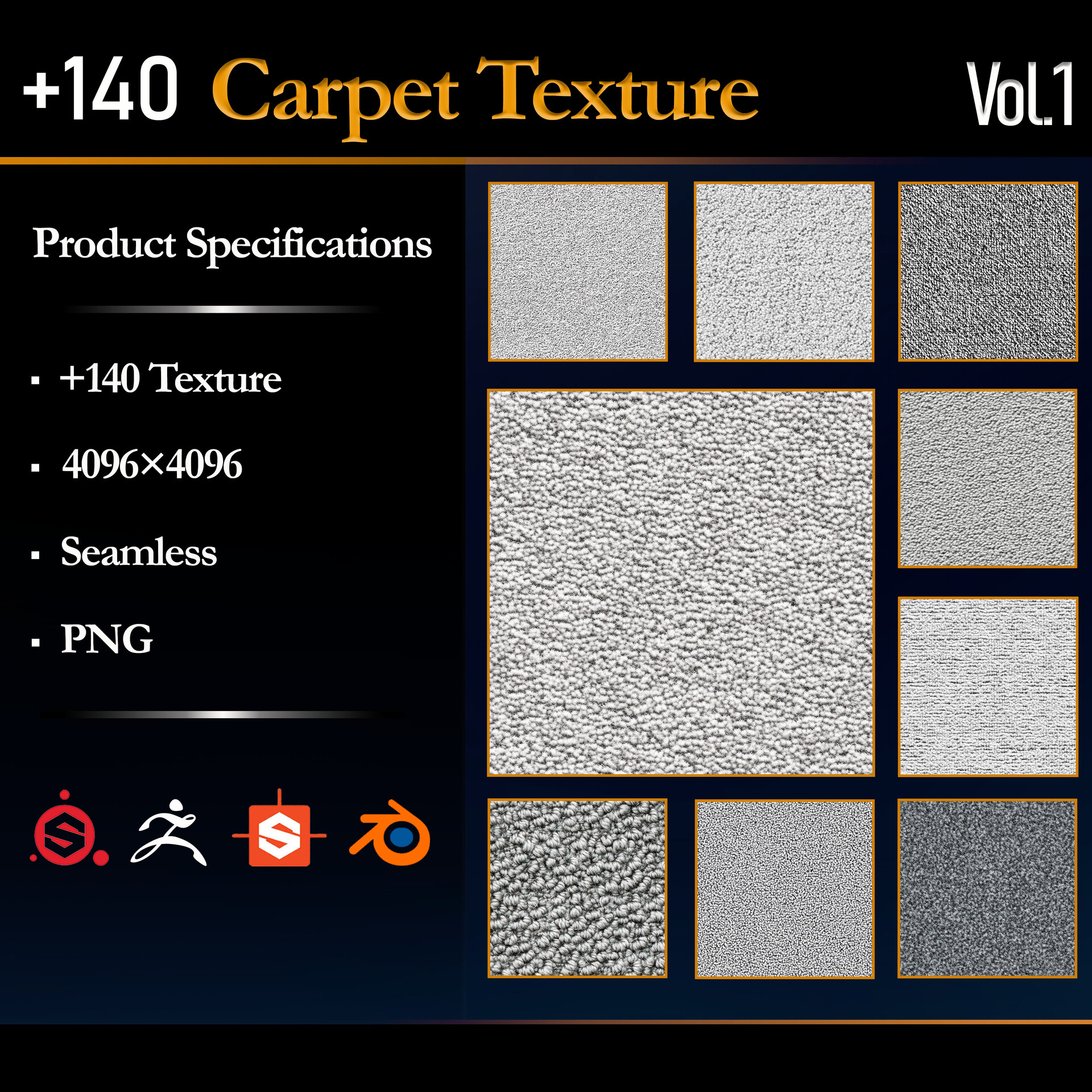 ArtStation - +130 Carpet Texture - vol.1