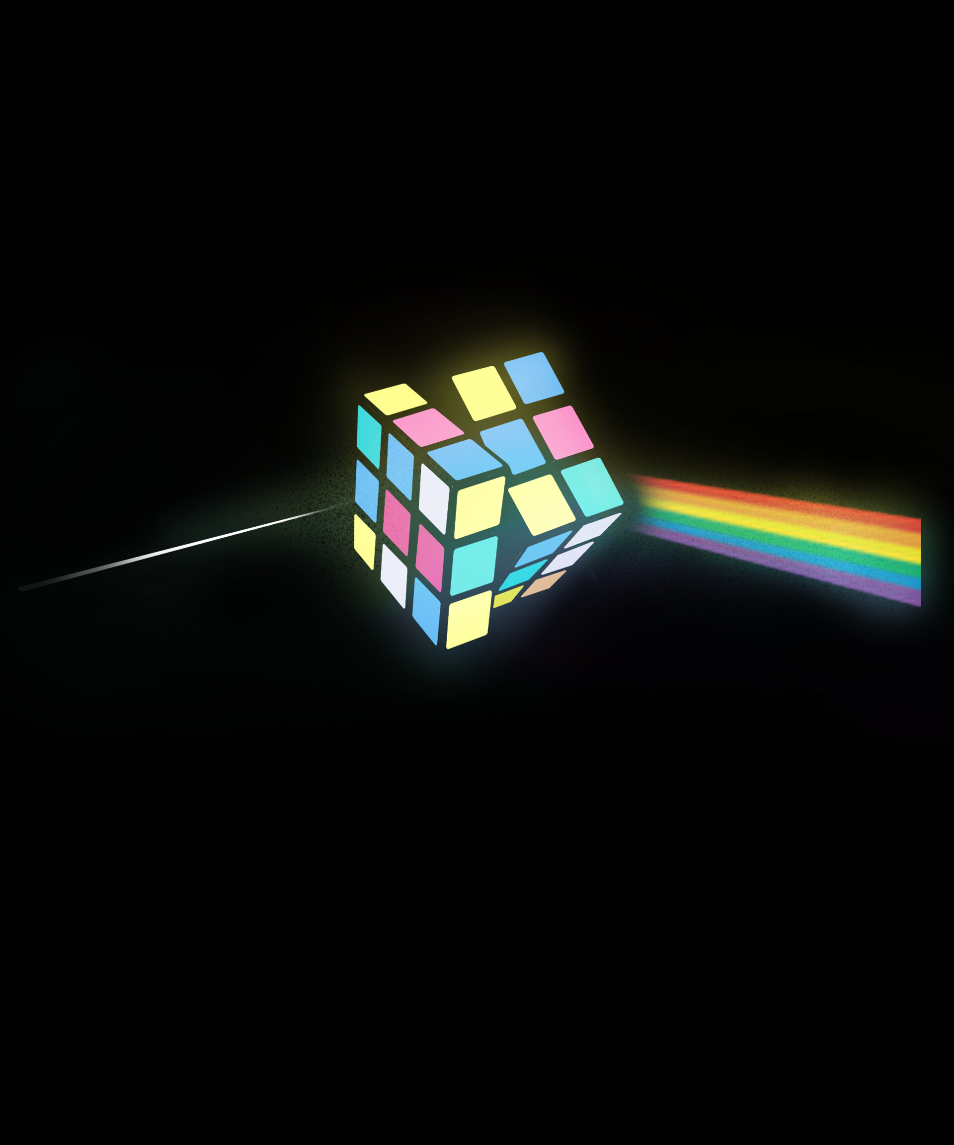 Rice Riddle - dark side of the cube