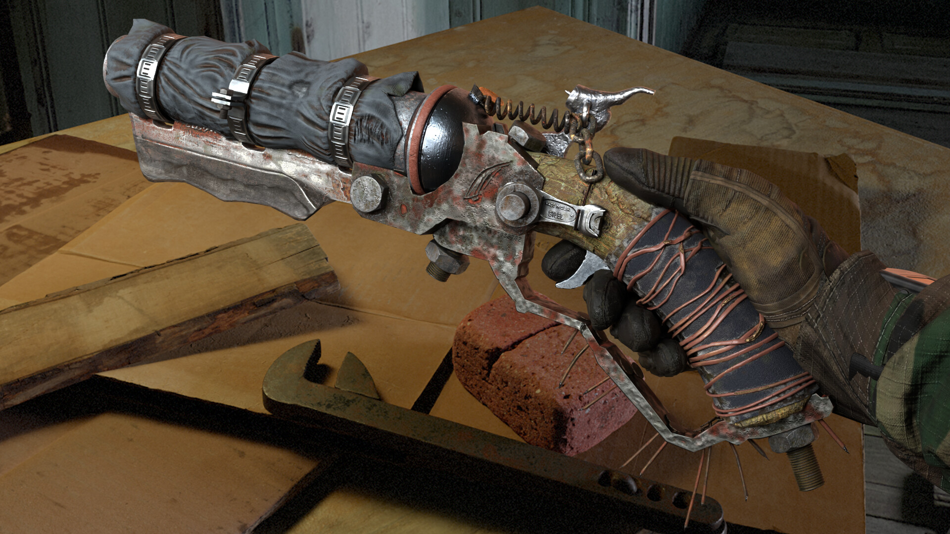 ArtStation - Post-Apocalyptic Gun