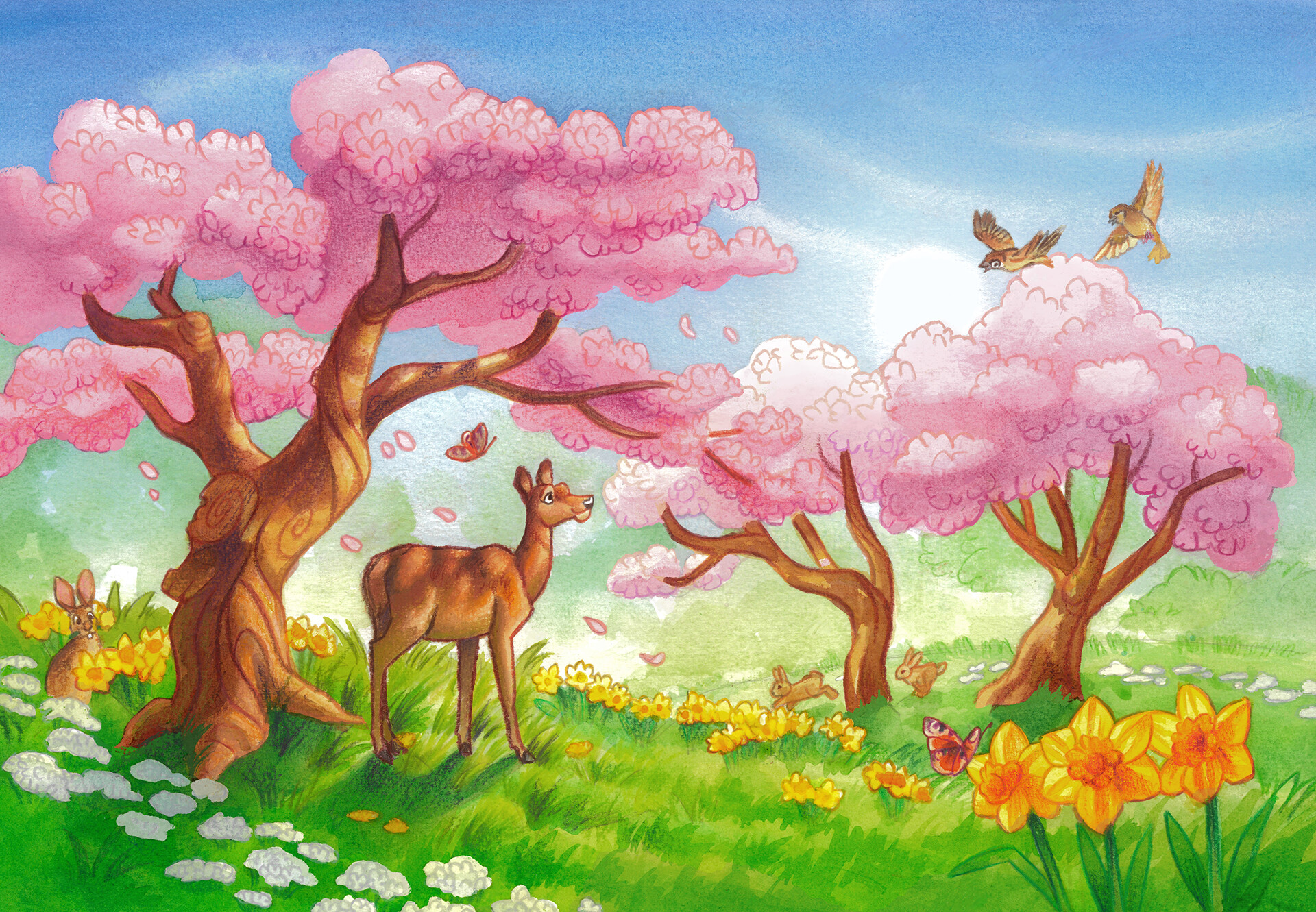 ArtStation - Spring Blossom
