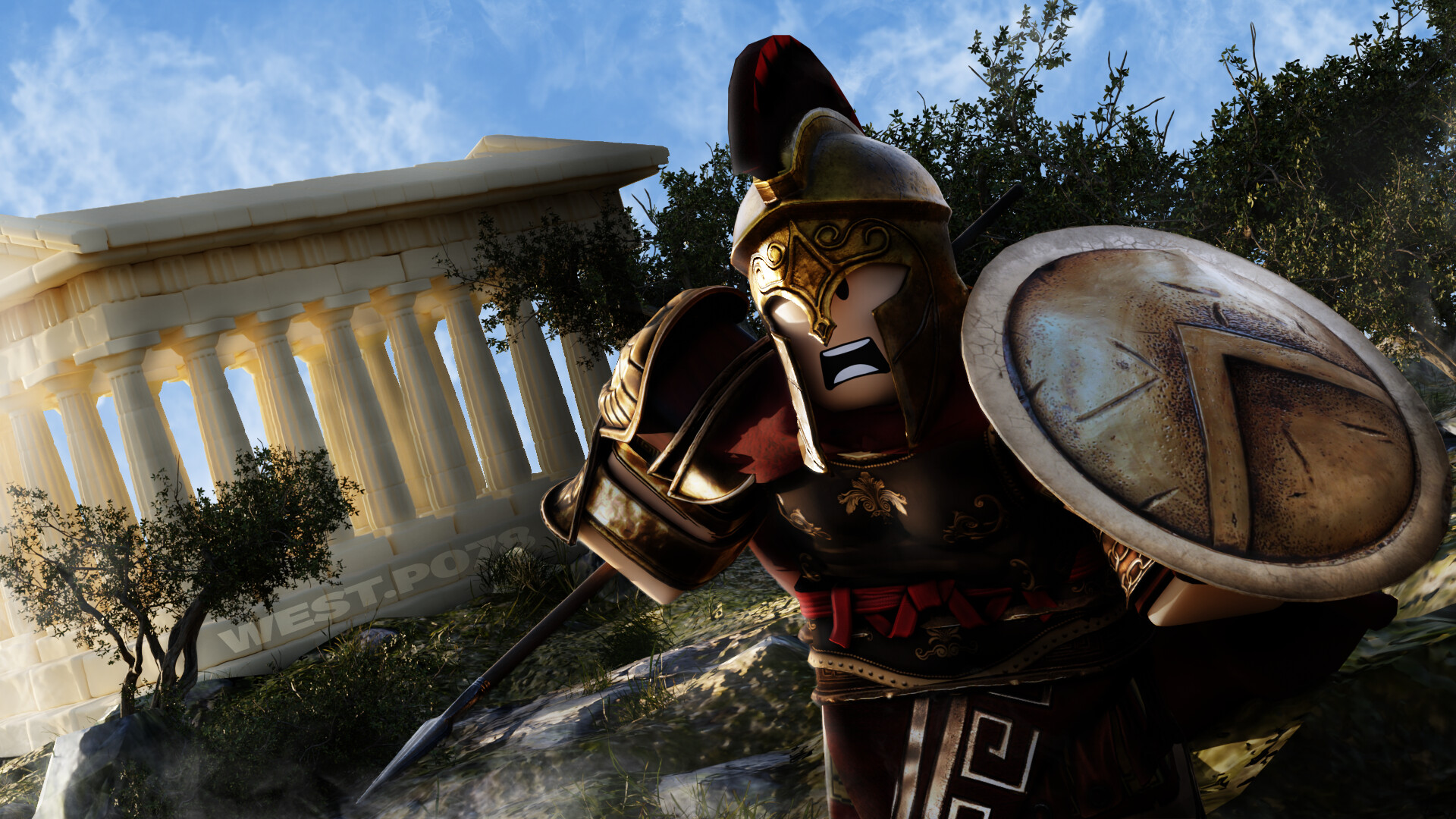 ArtStation - Spartan soldier GFX