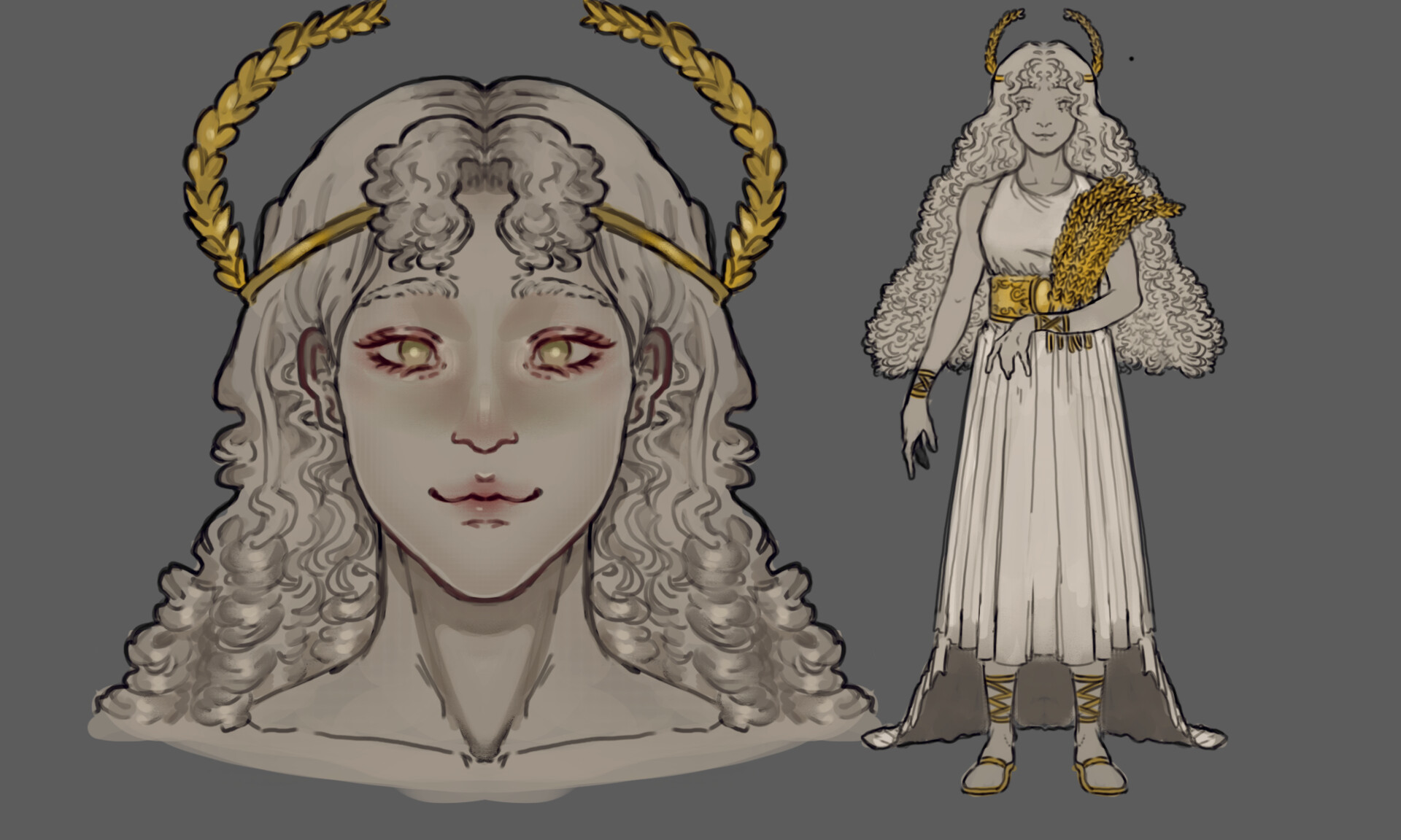 ArtStation - Original Character - Character sheet