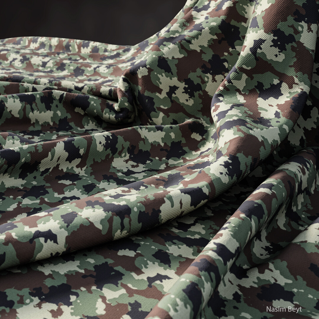 ArtStation - 30 Tileable Army Camo Fabric Materials (Camouflage Classic ...