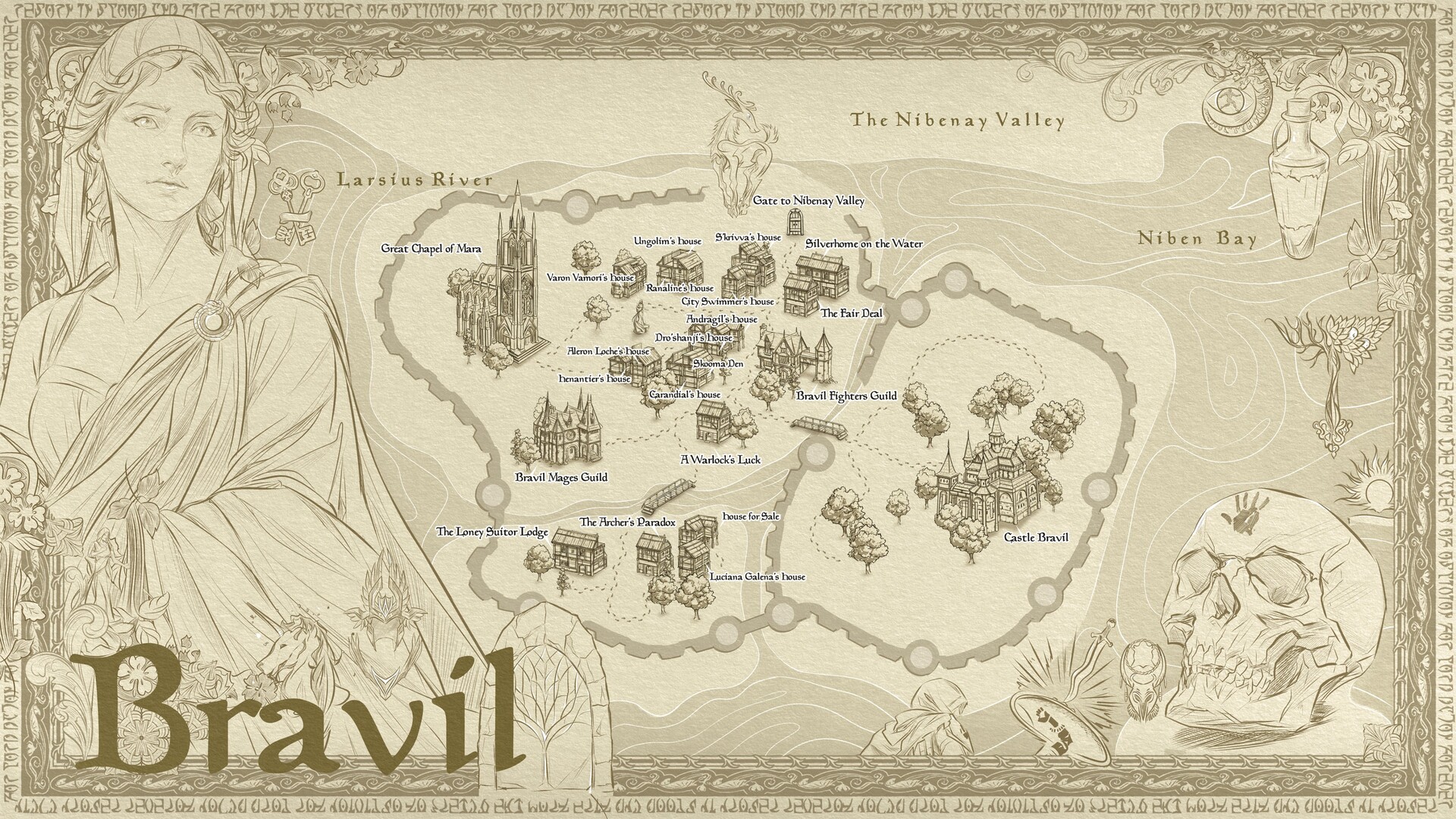 Roddy E - The Elder Scrolls IV: Oblivion - Remastered : City Maps (Part 2)