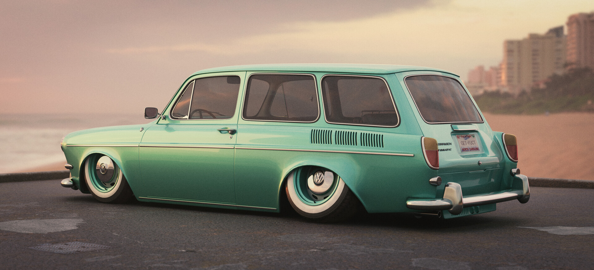 ArtStation - 1965 VW Type 3 Variant