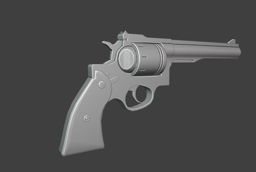 ArtStation - Red Hawk gun commission