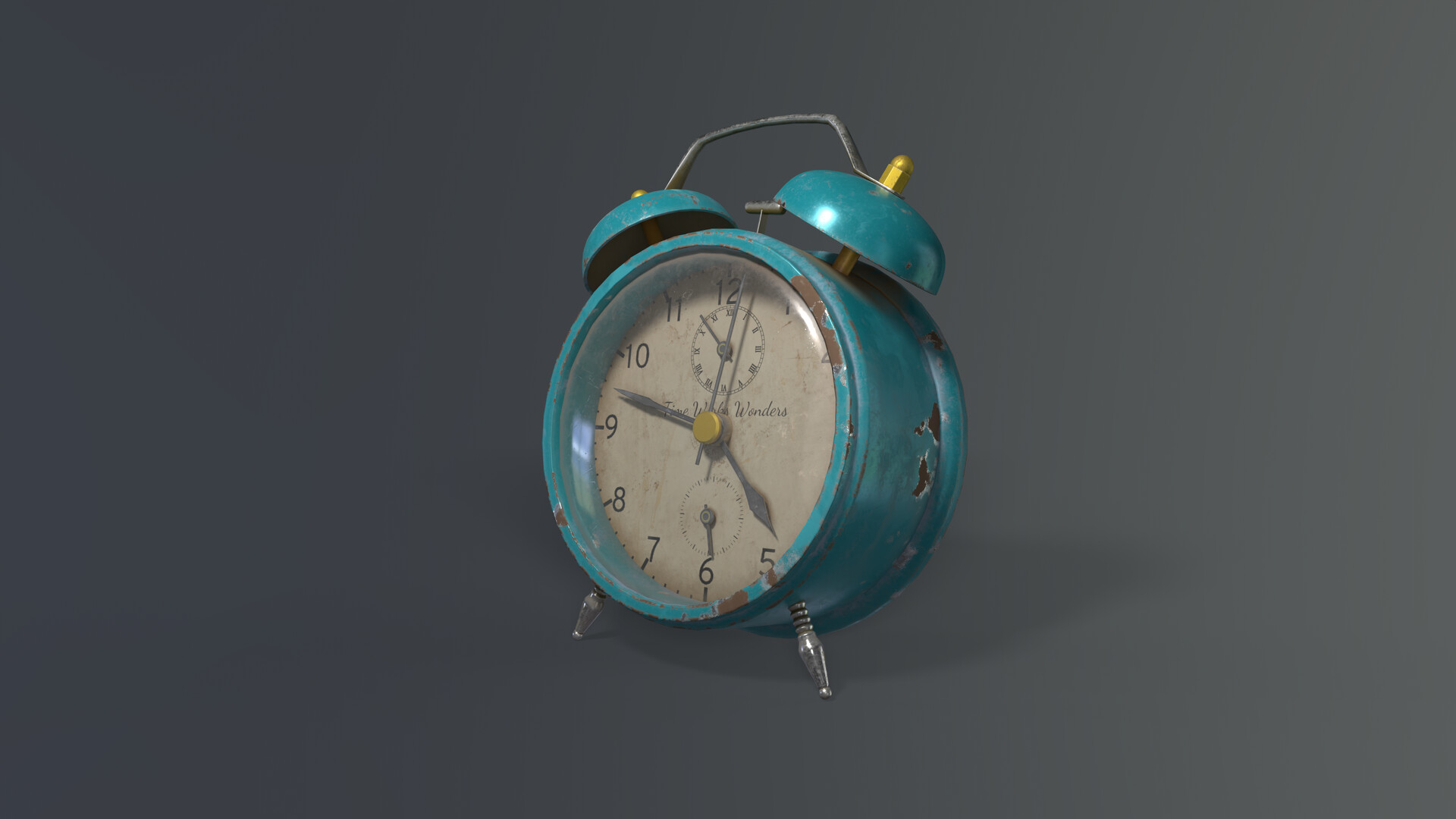 ArtStation - A Rusty Alarm Clock