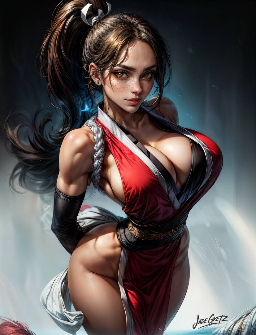 ArtStation - Mai Shiranui: Guardian of the Flame by Jade Gretz
