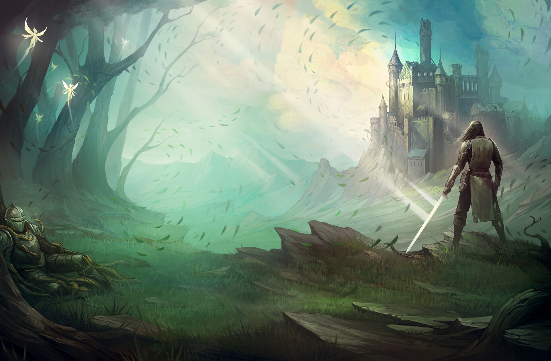 ArtStation - The Bright Sword Cover