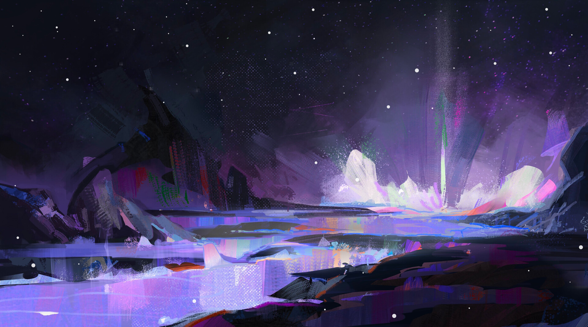 Daniel Zhiyu Zhang (AzRuler) - Reverie - Void Environment Matte ...