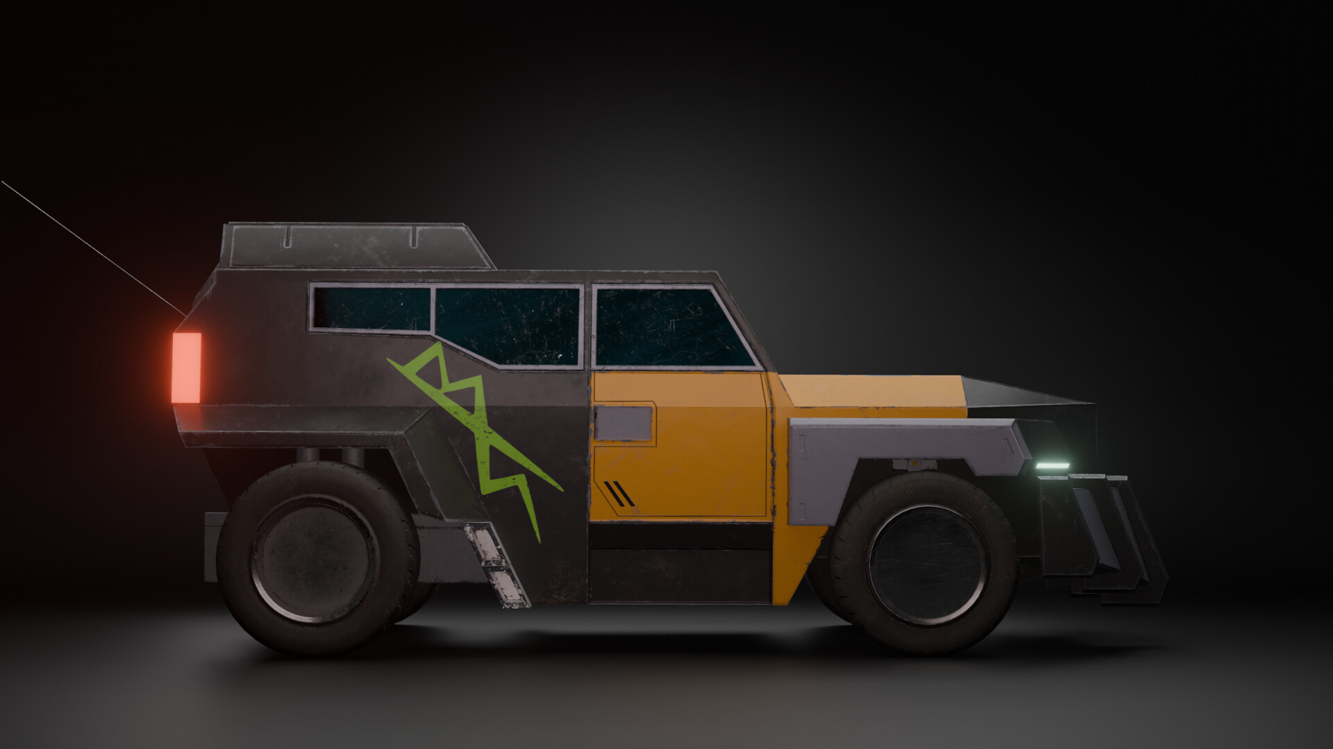 Kachi_Is - Stylized Cybertruck 3D Model