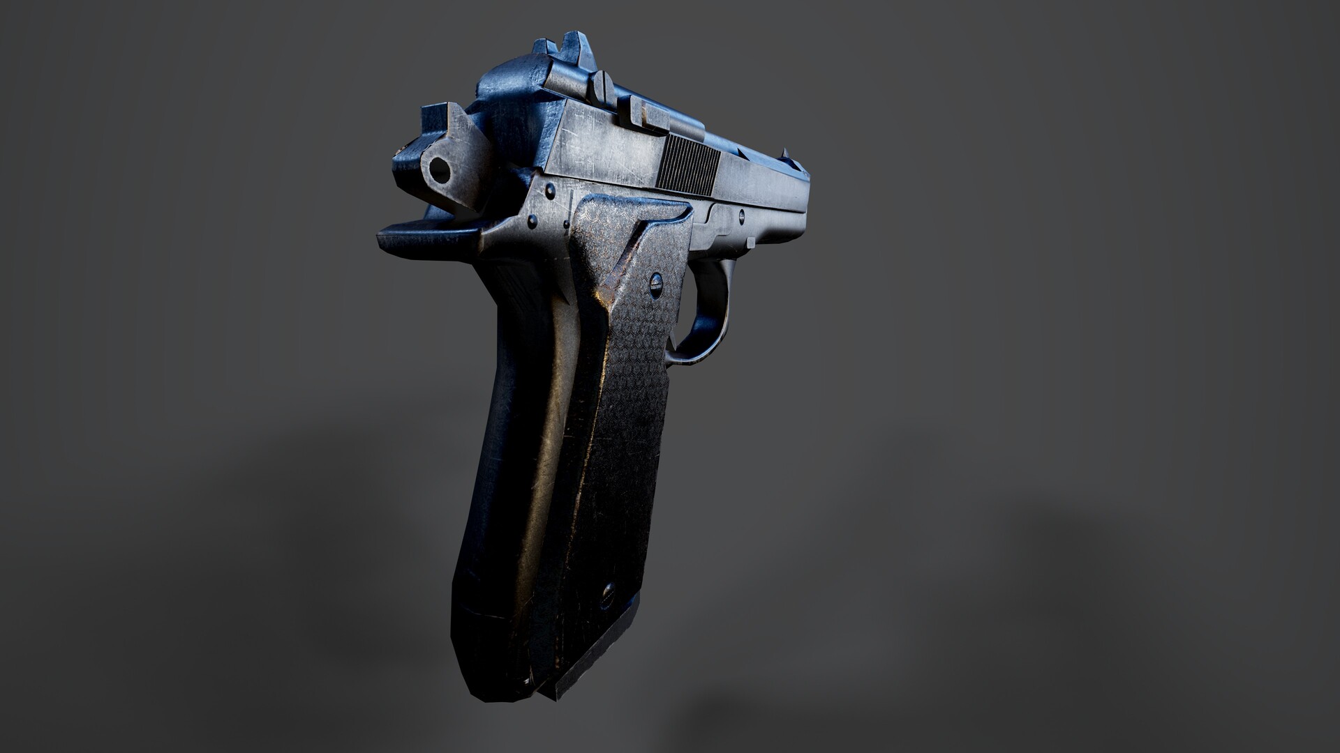 ArtStation - 3D Gun Prop – Modeling & Texturing Practice