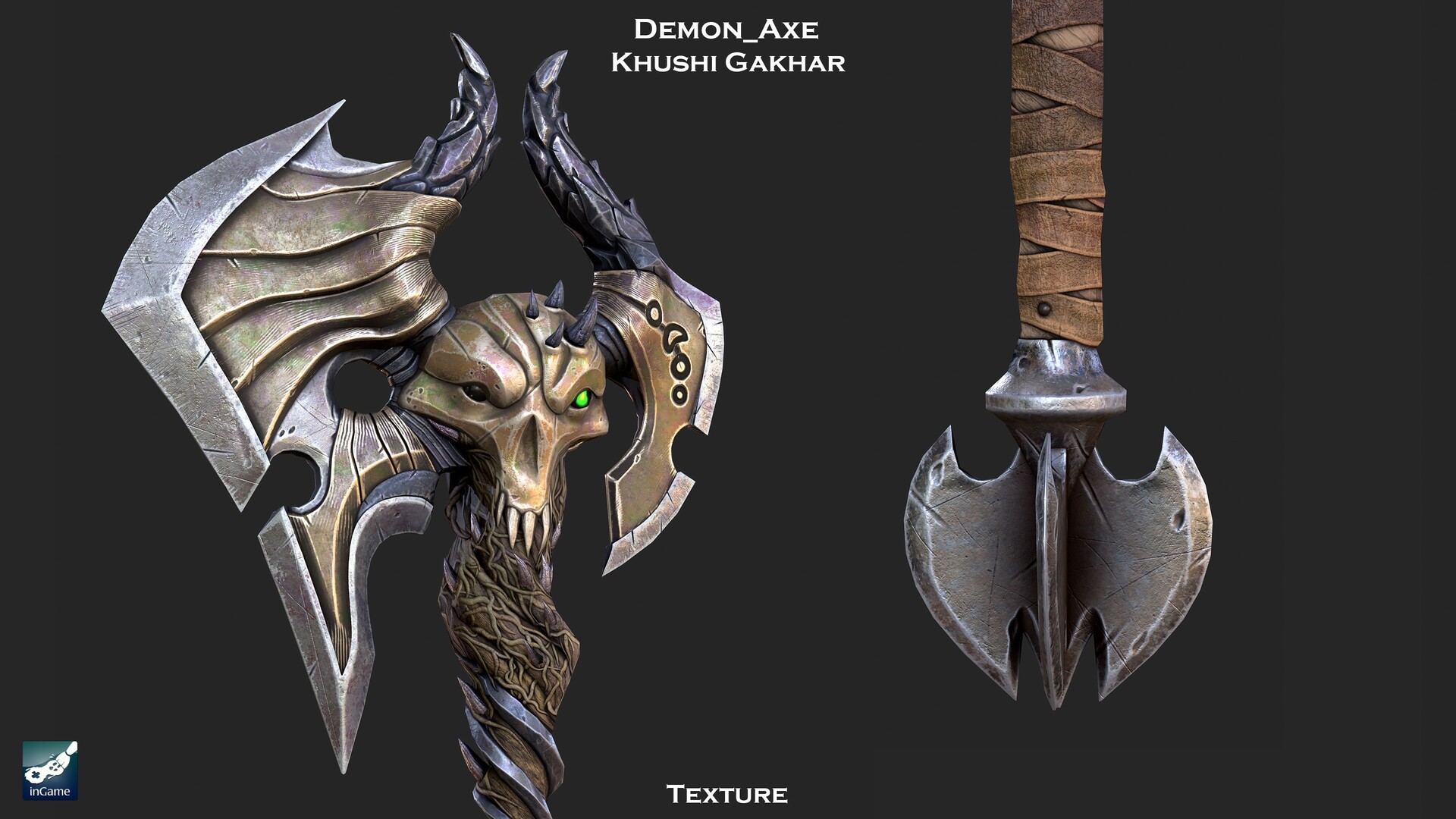 ArtStation - Demon Axe