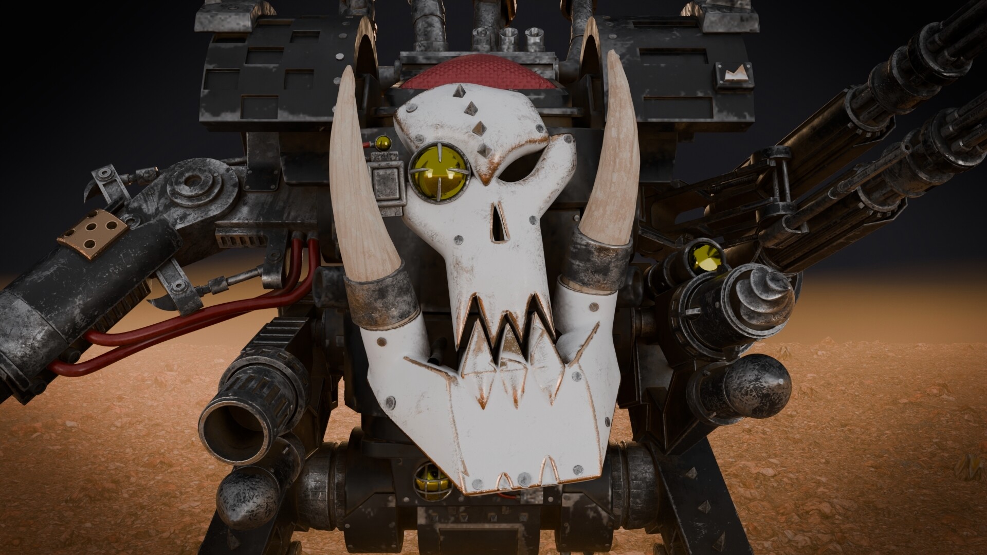 ArtStation - Warhammer mech - Deff dread