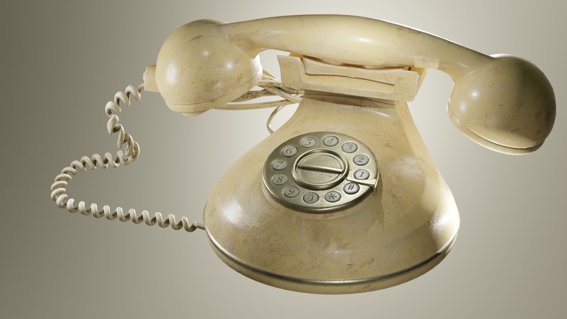 ArtStation - Old Phone / Retro Phone