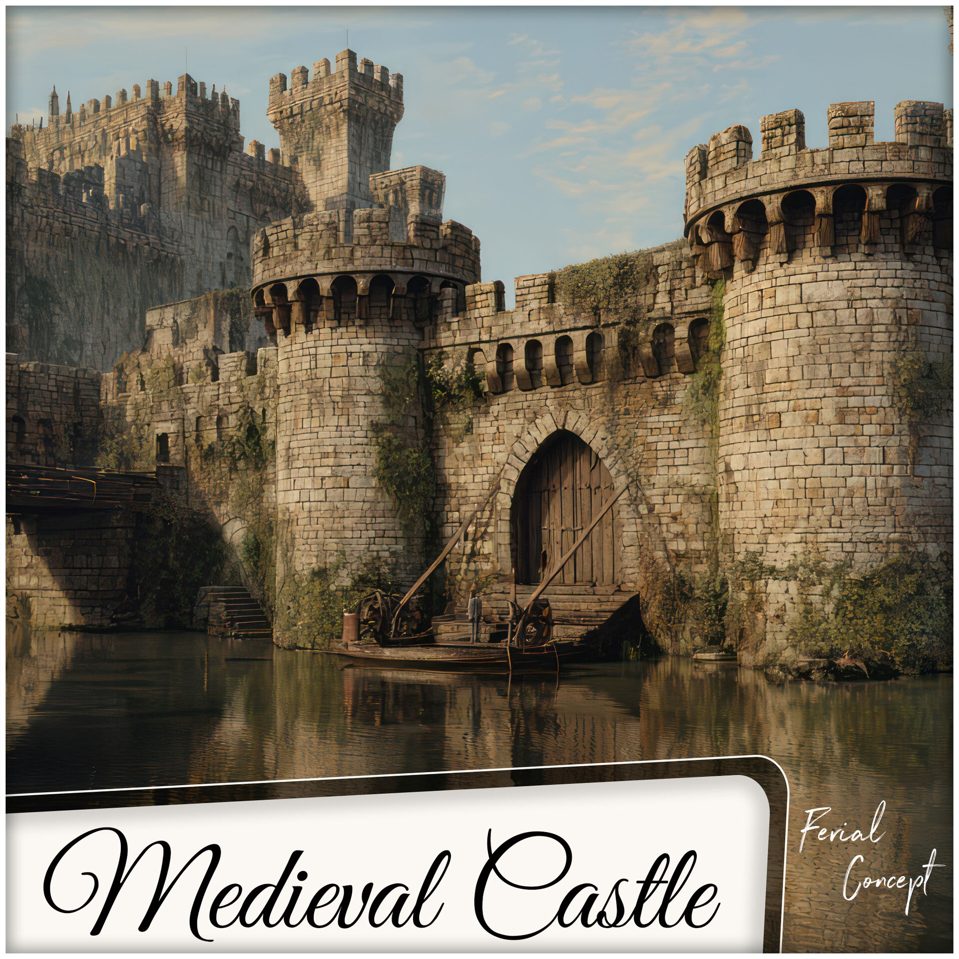 ArtStation - 🔹240 Medieval Castle - Environment Concept Reference Image ...