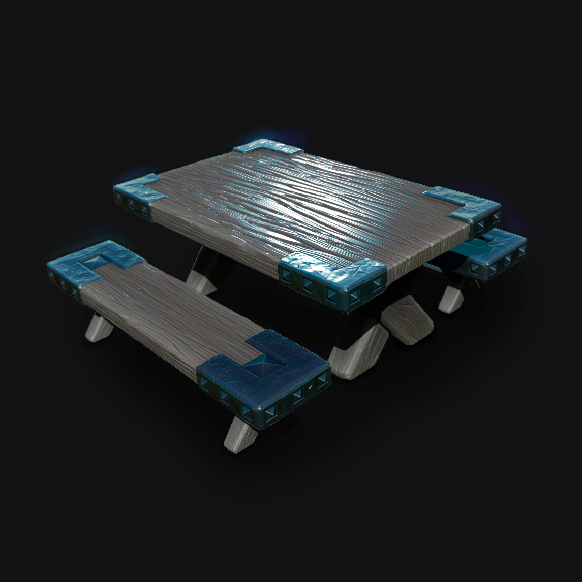 ArtStation - Table and benches