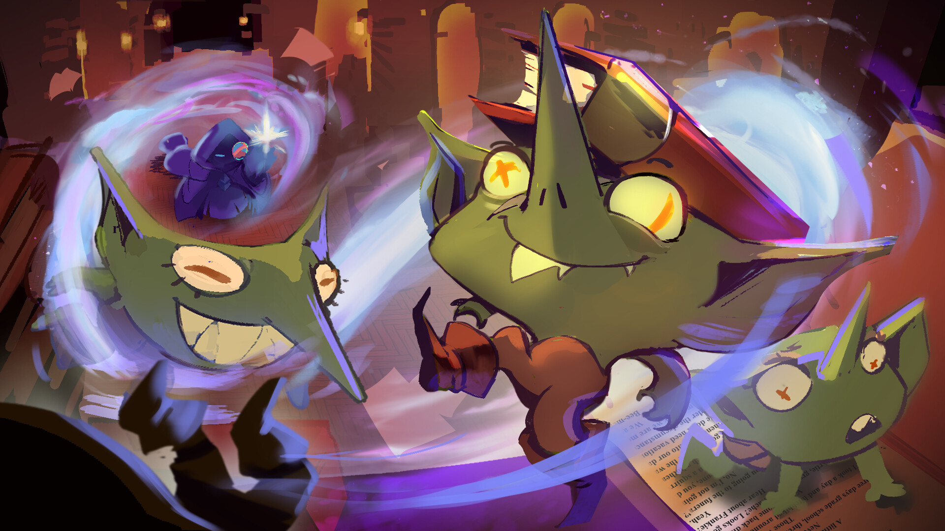 ArtStation - Book Goblins - GameJam Project