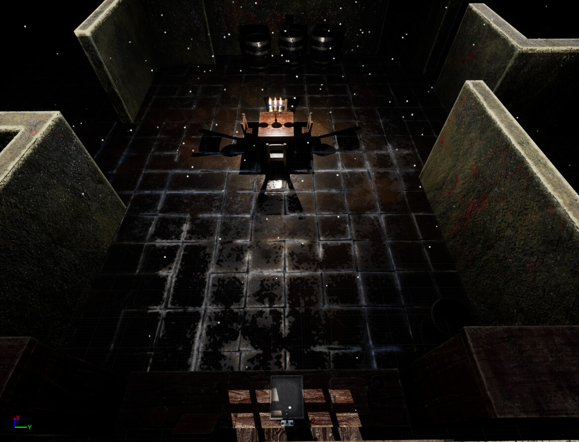 Benjamin Marsac - Modular Interior Base – Survival Horror Game Environment