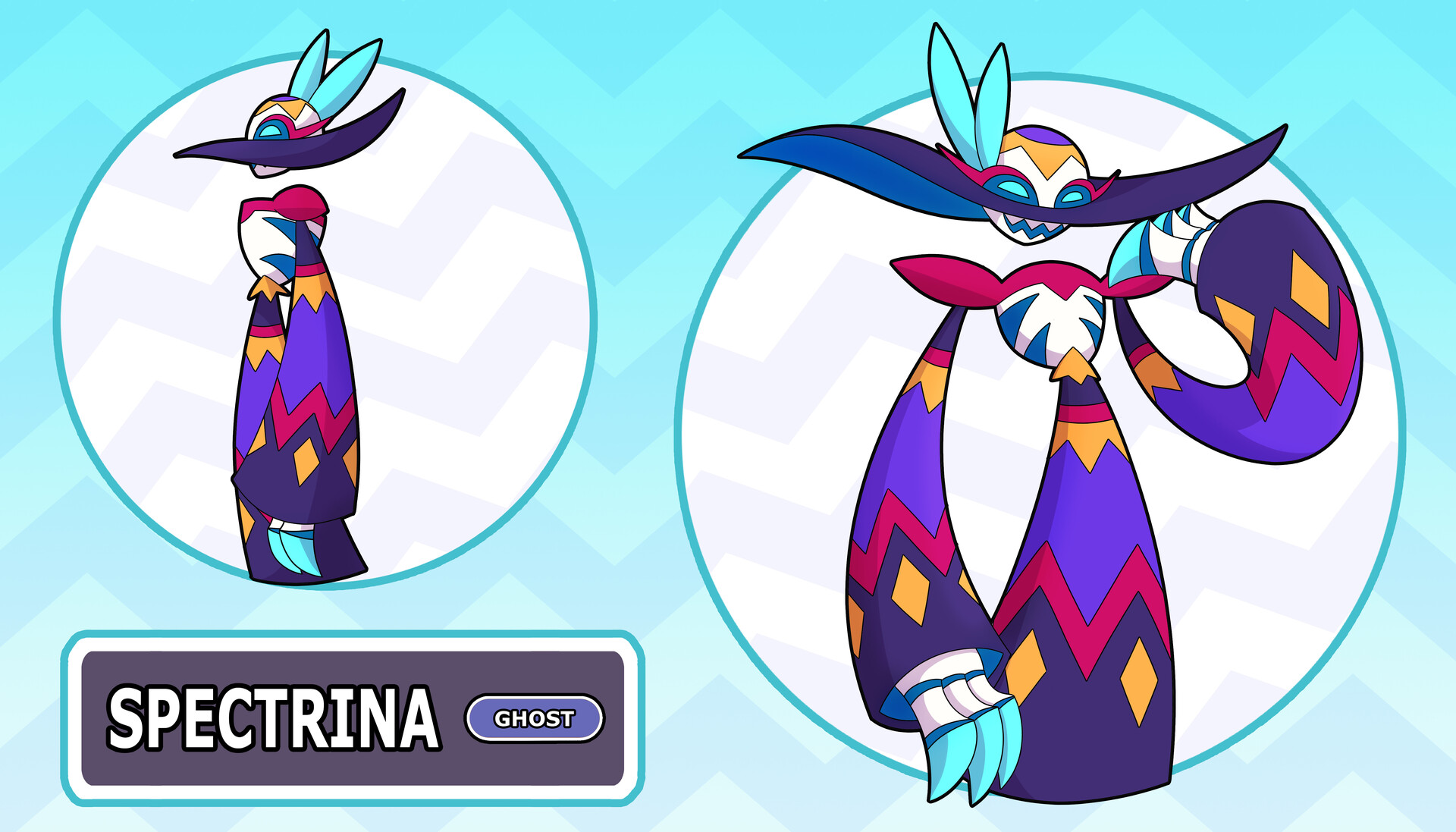 ArtStation - Legendary Fakemon....Spectrina