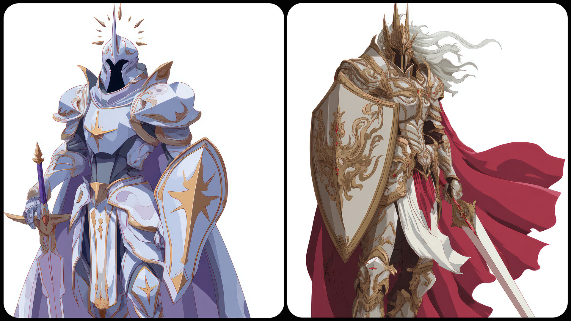 Ferial Studio - 🔹100 Fantasy Hero - Anime Character Reference Image ...