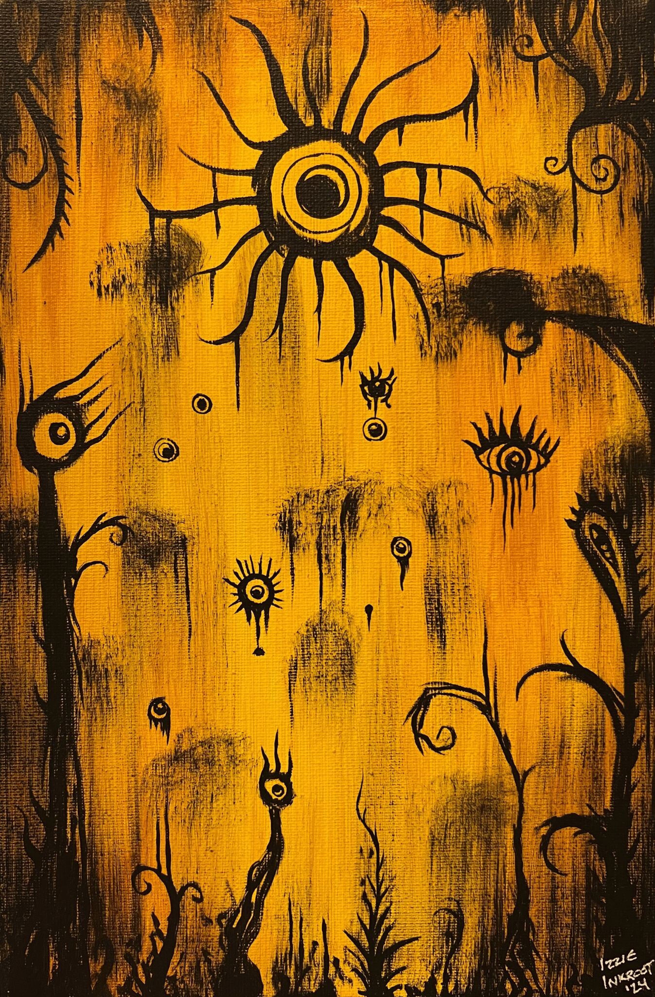 ArtStation - Yellow Nightmare - Painting