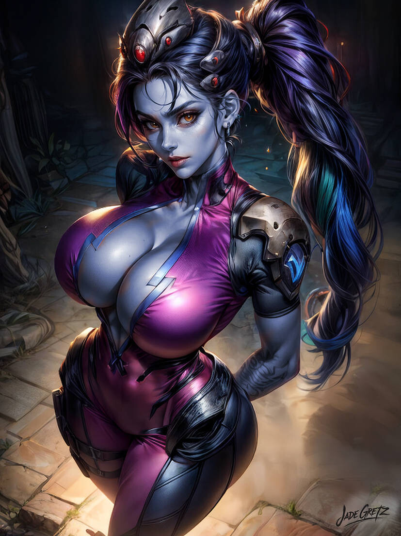 ArtStation - Widowmaker: Elegance in Every Strike by Jade Gretz