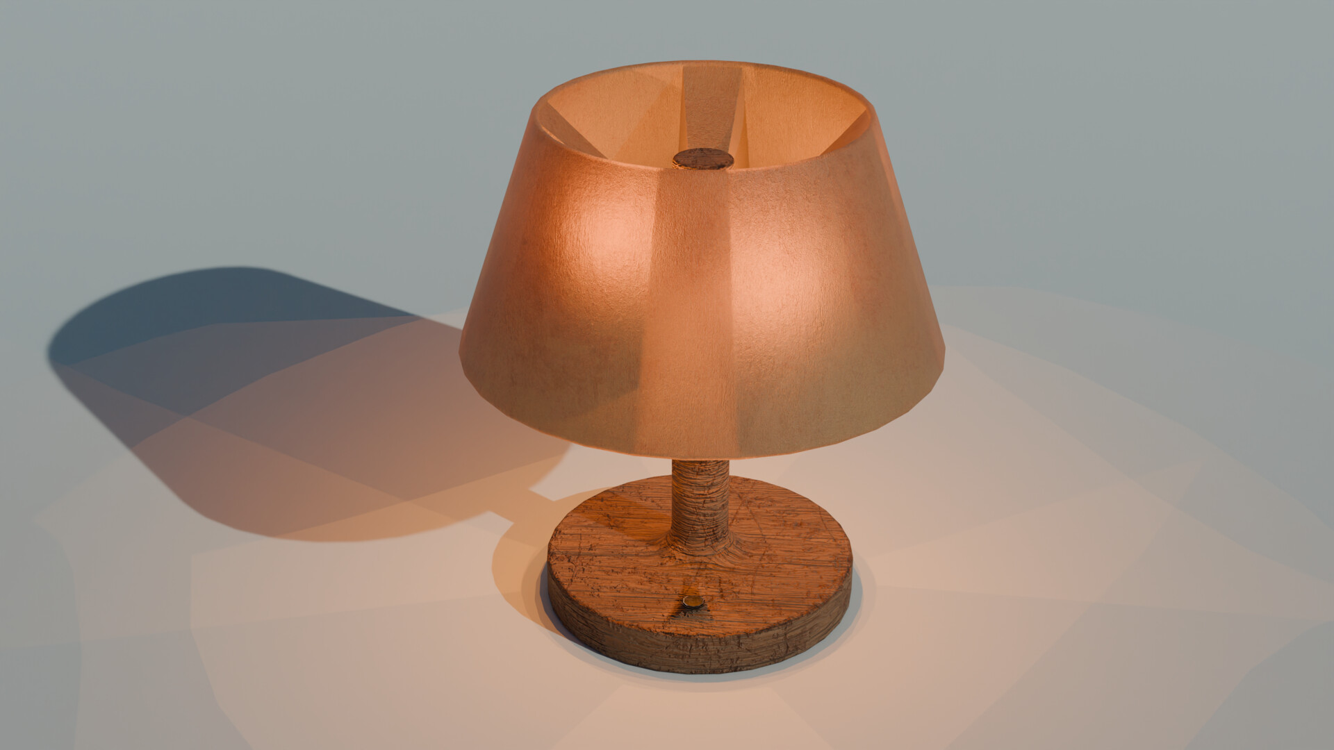 ArtStation - Wooden Lamp
