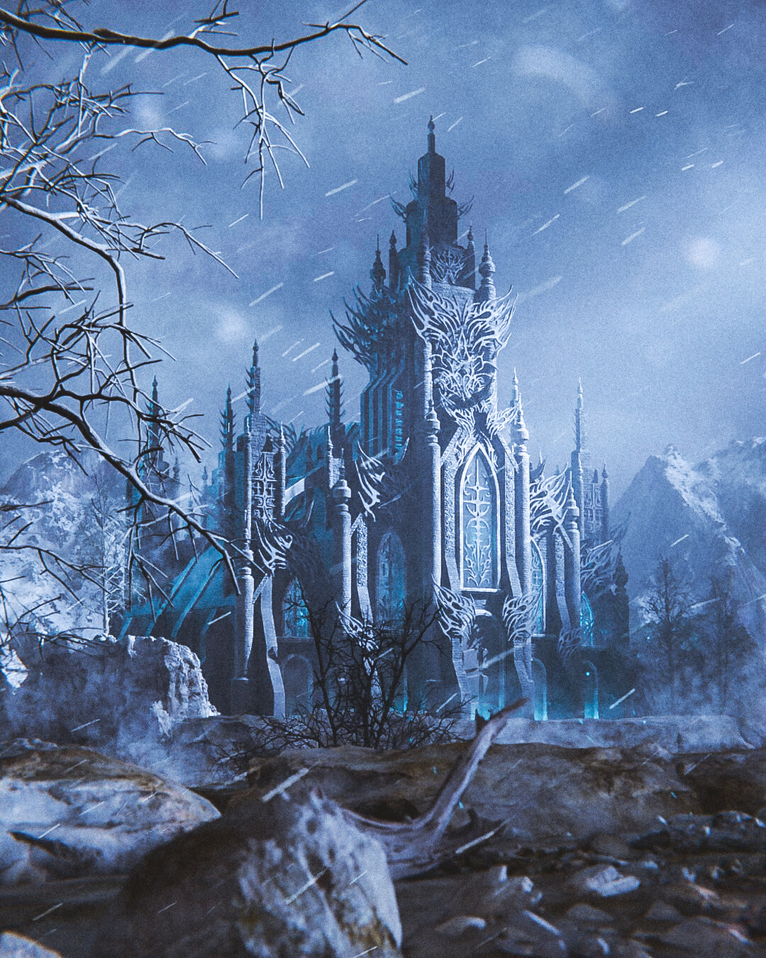 ArtStation - Frozen Temple