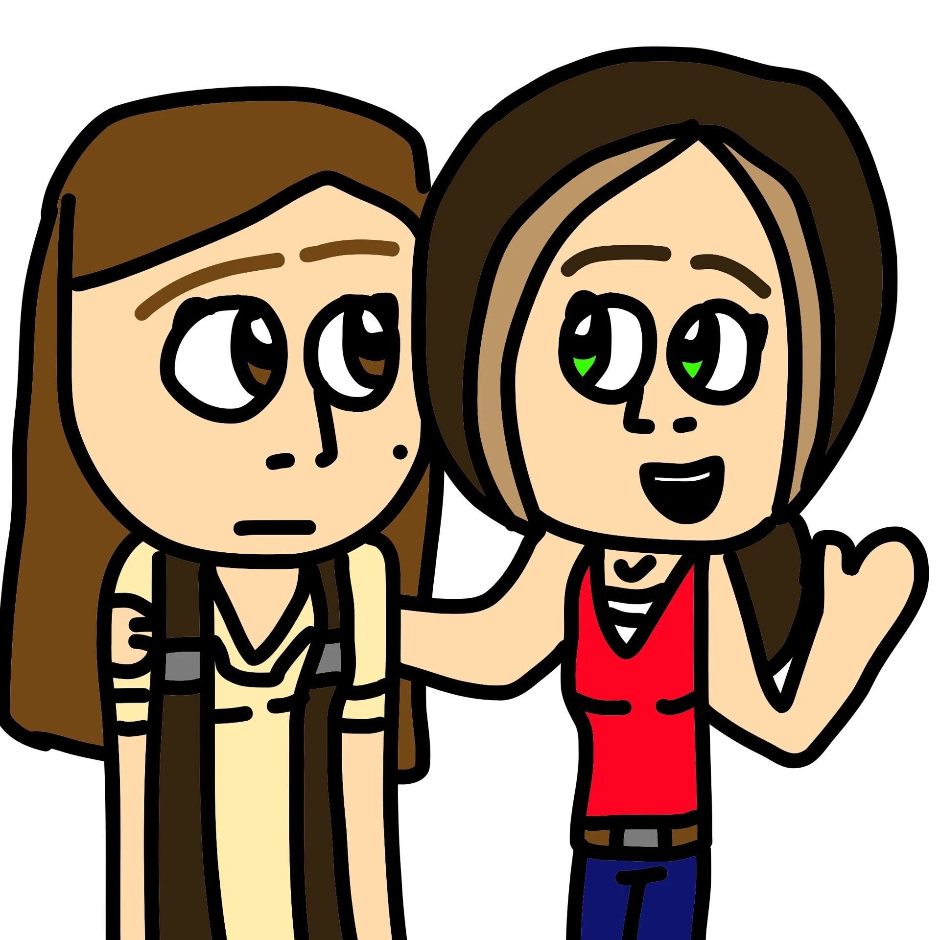 ArtStation - Reena (mini tad) and flora (mini Sara)