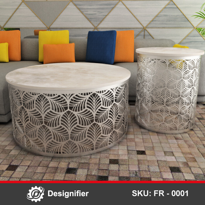 ArtStation - Table design leaves pattern FR0001